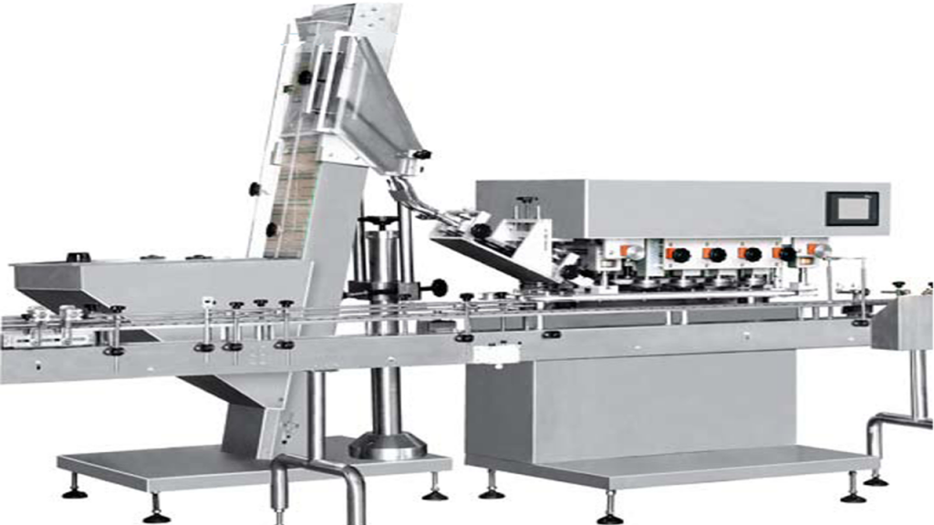 Linear Spindle Capping Machine High Speed Bottle Screw Capper Equipment - VKPAK