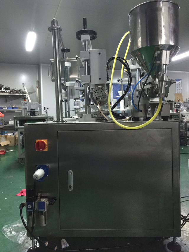 Plastic Laminated Tube Filling Ultrasonic Sealing Machine Semi Automatic - VKPAK