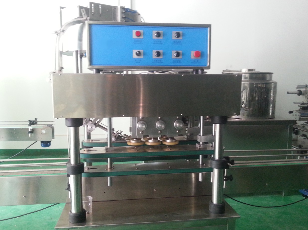 Semi Automatic Tabletop Screw Capping Machine For Pump Caps - VKPAK
