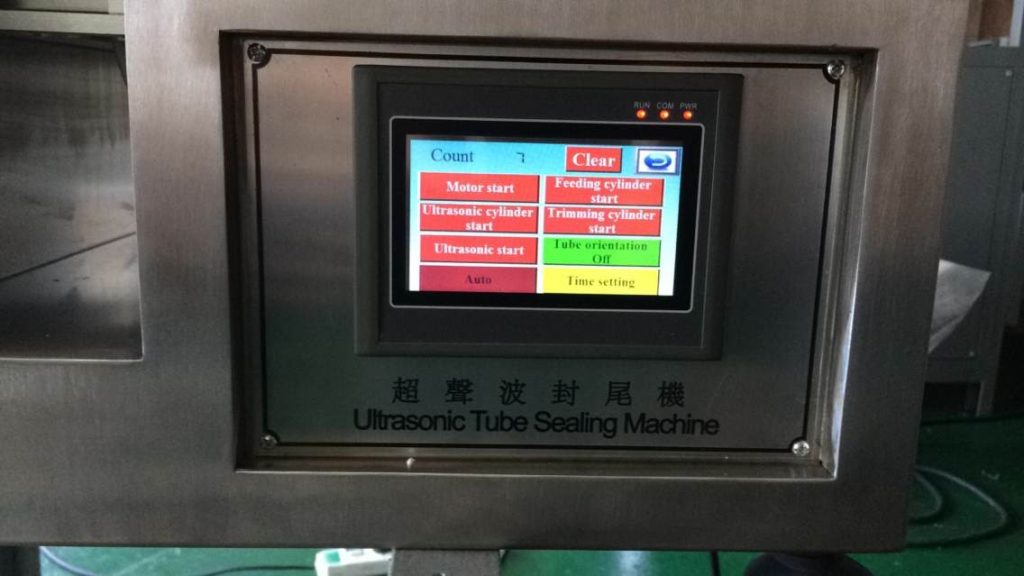 Ultrasonic Plastic Laminated Collapsible Squeeze Tube Sealing Machine ...